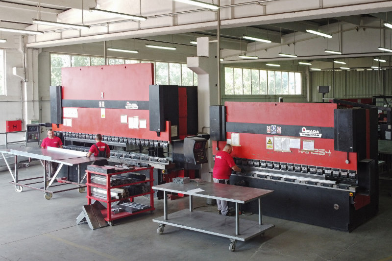 Schallschutz, Blechbearbeitung, Stahlbau für den Anlagenbau