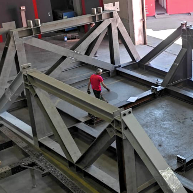 Schallschutz, Blechbearbeitung, Stahlbau für den Anlagenbau